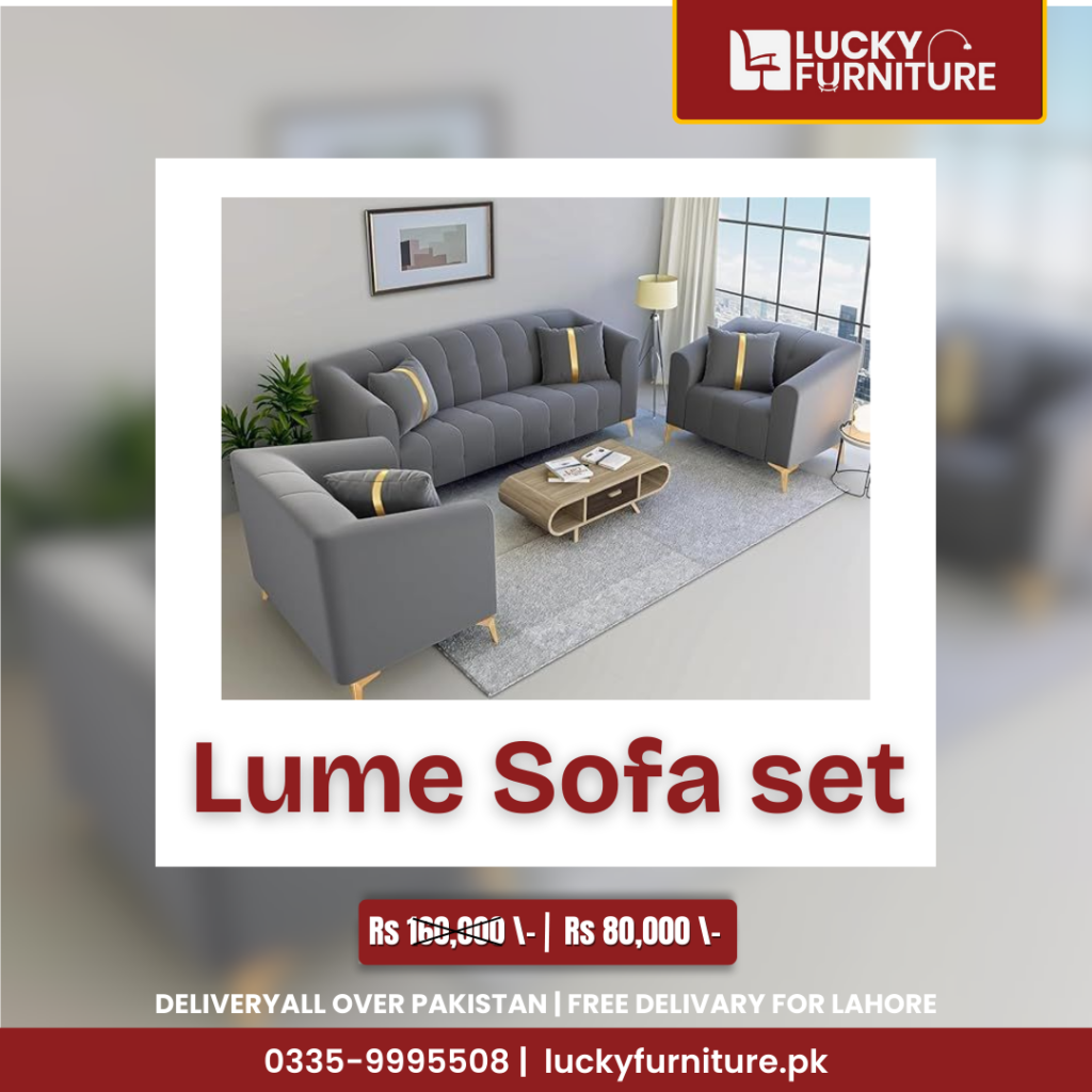 Lume Sofa Set – Lucky Furniture