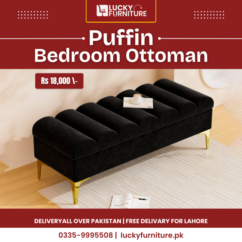 Puffin Bedroom Ottoman – Lucky Furniture